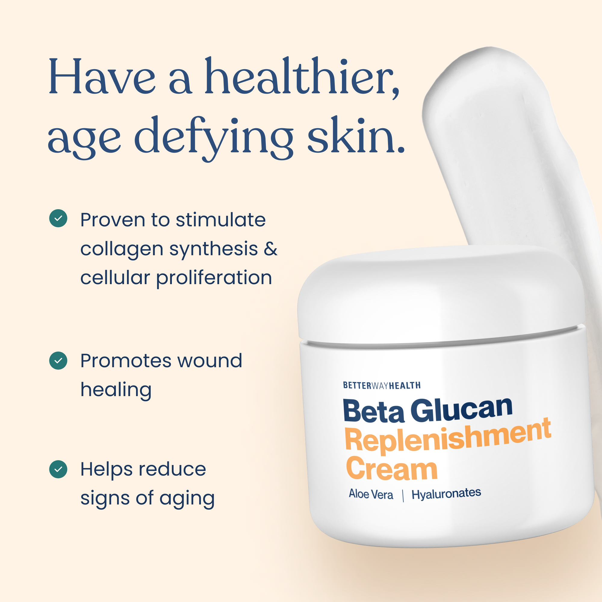 Beta Glucan & Aloe Vera Body Cream – Better Way Health